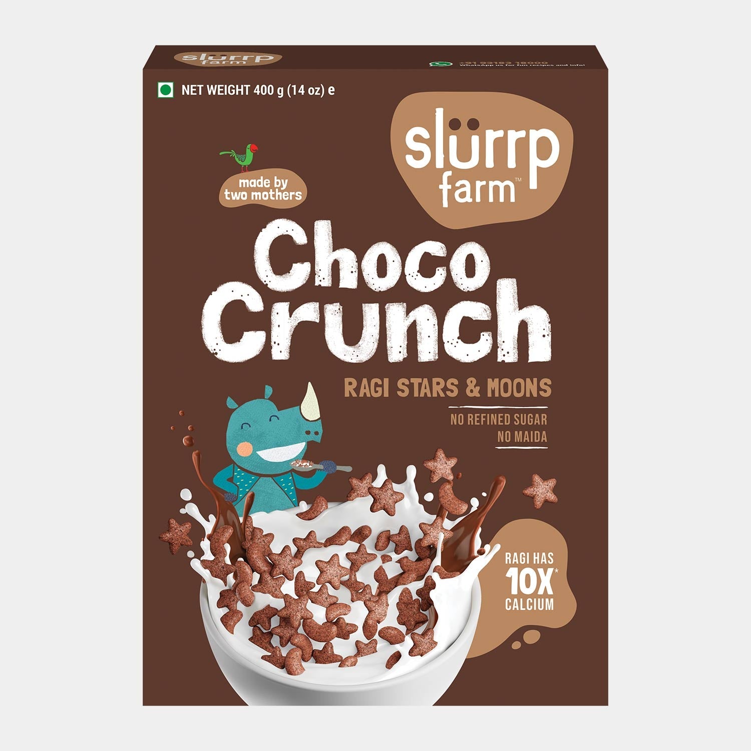 Choco Crunch Chocolate Cereal from Slurp Farm | Kiddo Store, Qatar